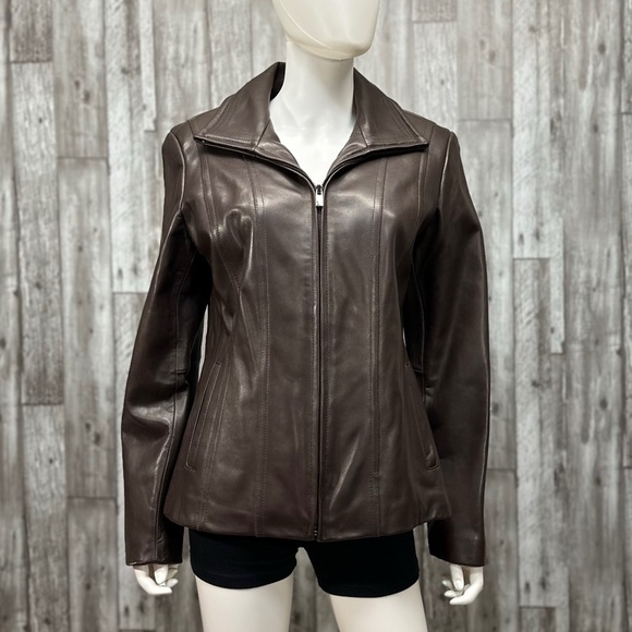 Avanti | Jackets & Coats | Avanti Brown Leather Jacket | Poshmark